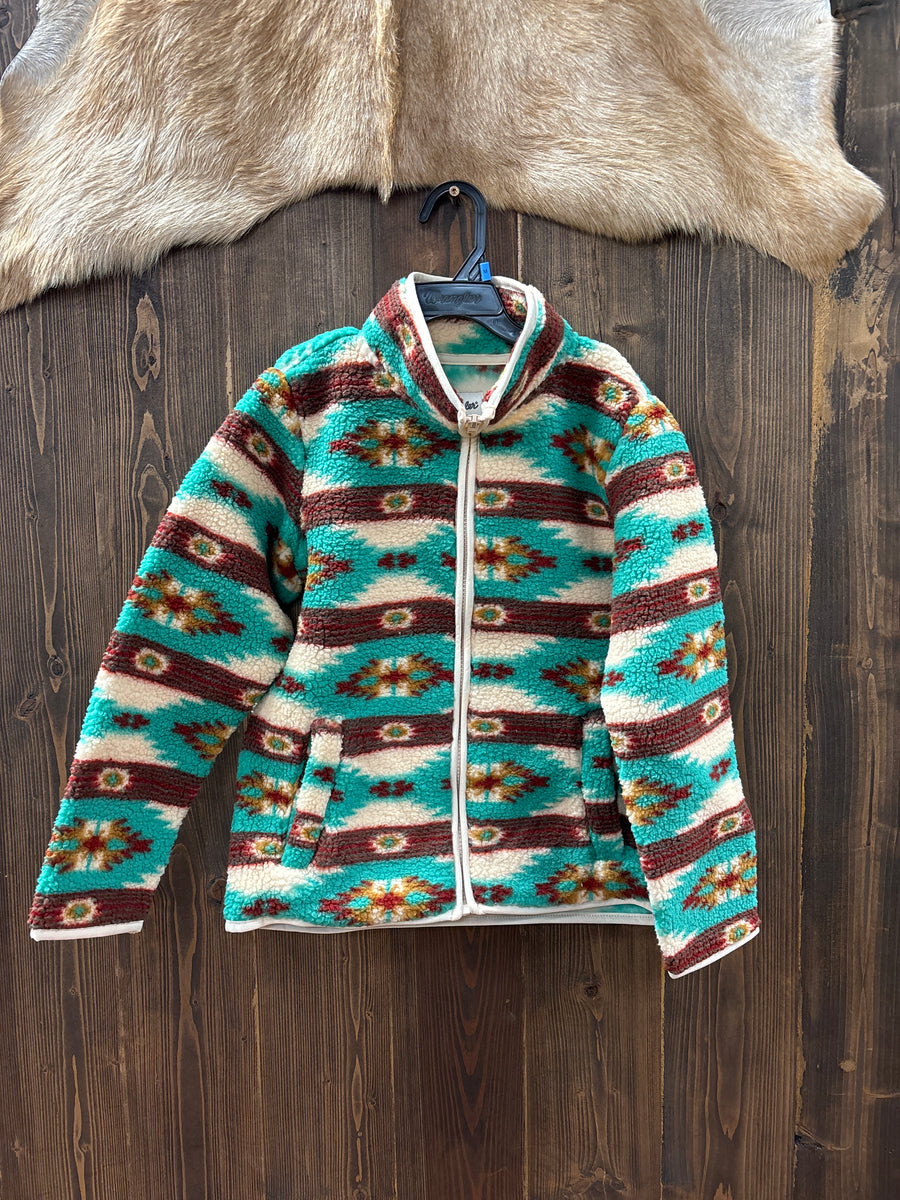 Girl’s Wrangler Zip Up Sherpa Jacket – Rustic Soul