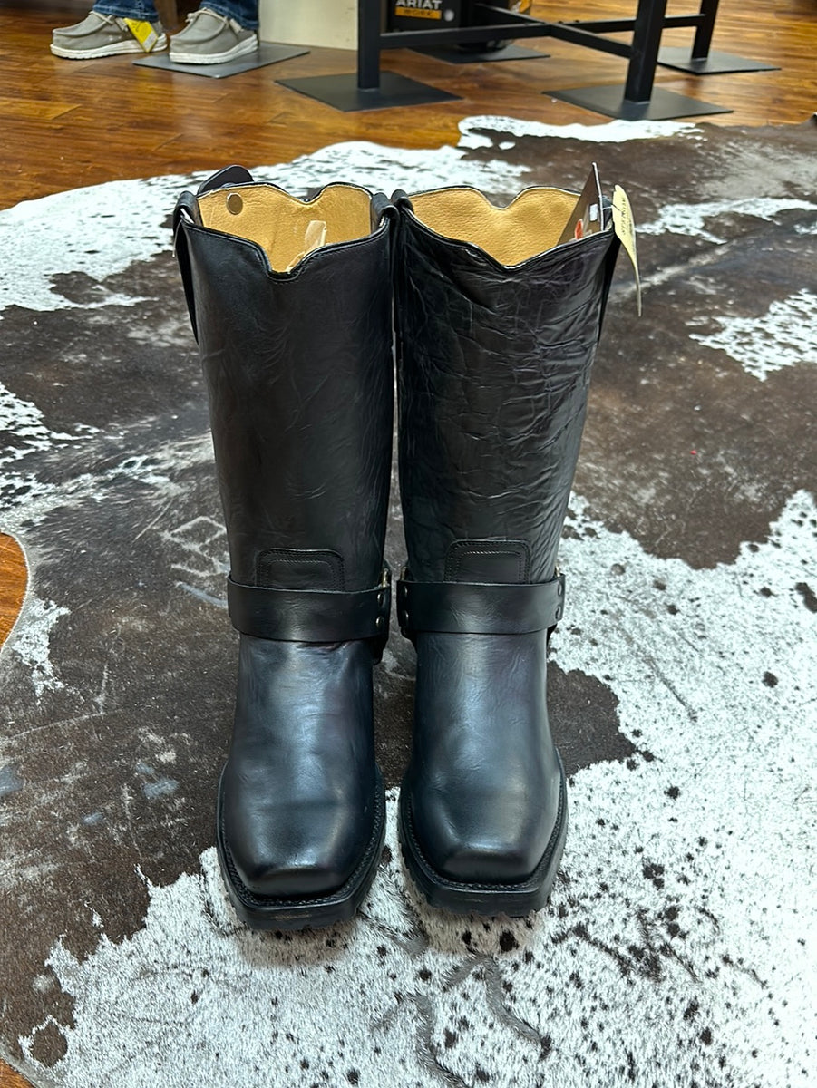 Stetson Men’s Heritage Harness Black Boot – Rustic Soul