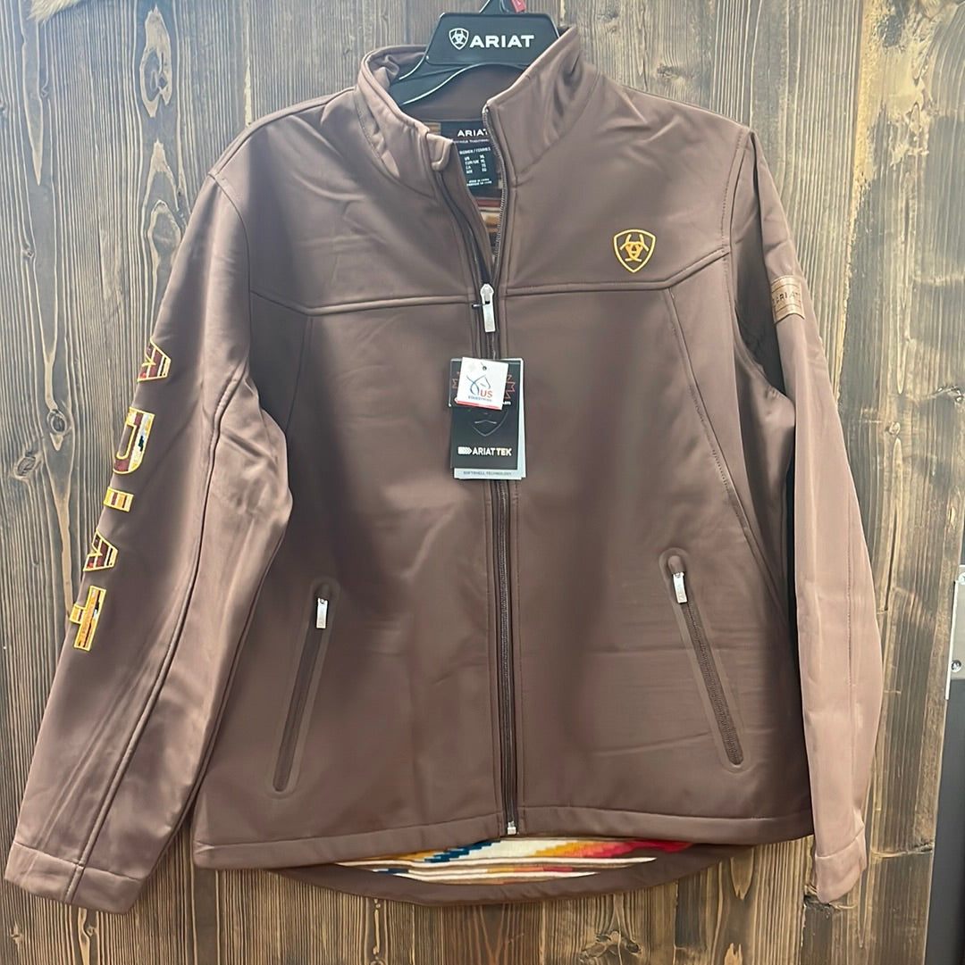 Women’s Team Logo Softshell Chimayo Jacket-Shaved Chocolate – Rustic Soul