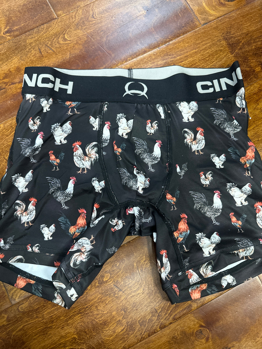 Cinch Rooster Boxer Briefs 6” Seam. – Rustic Soul