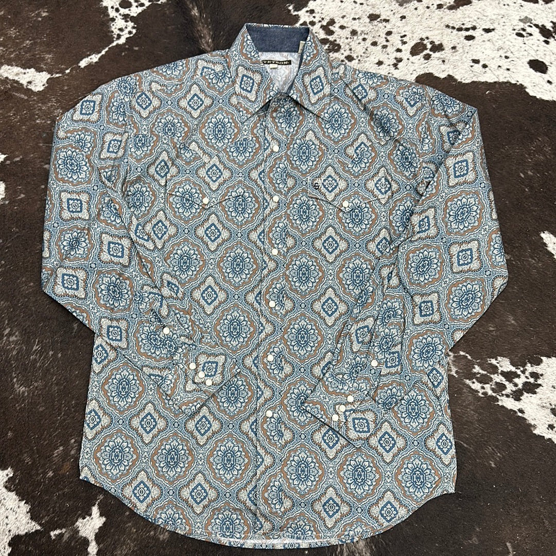 Stetson Mens Sierra Paisley Snap Up. – Rustic Soul