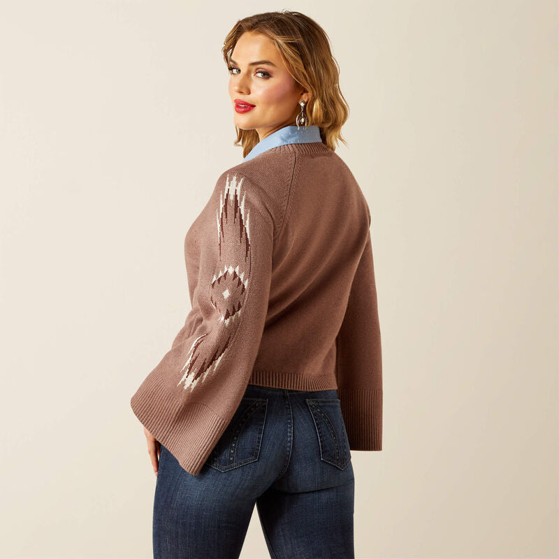 Ariat Women Caravan Toasted Coconut Sweater. – Rustic Soul