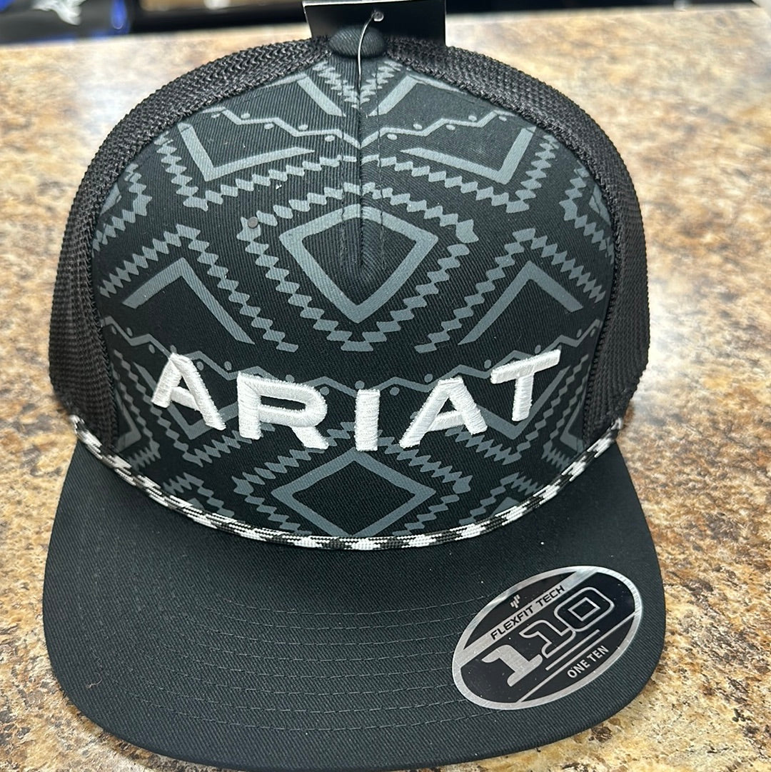 Ariat Black Rope Logo Hat. – Rustic Soul