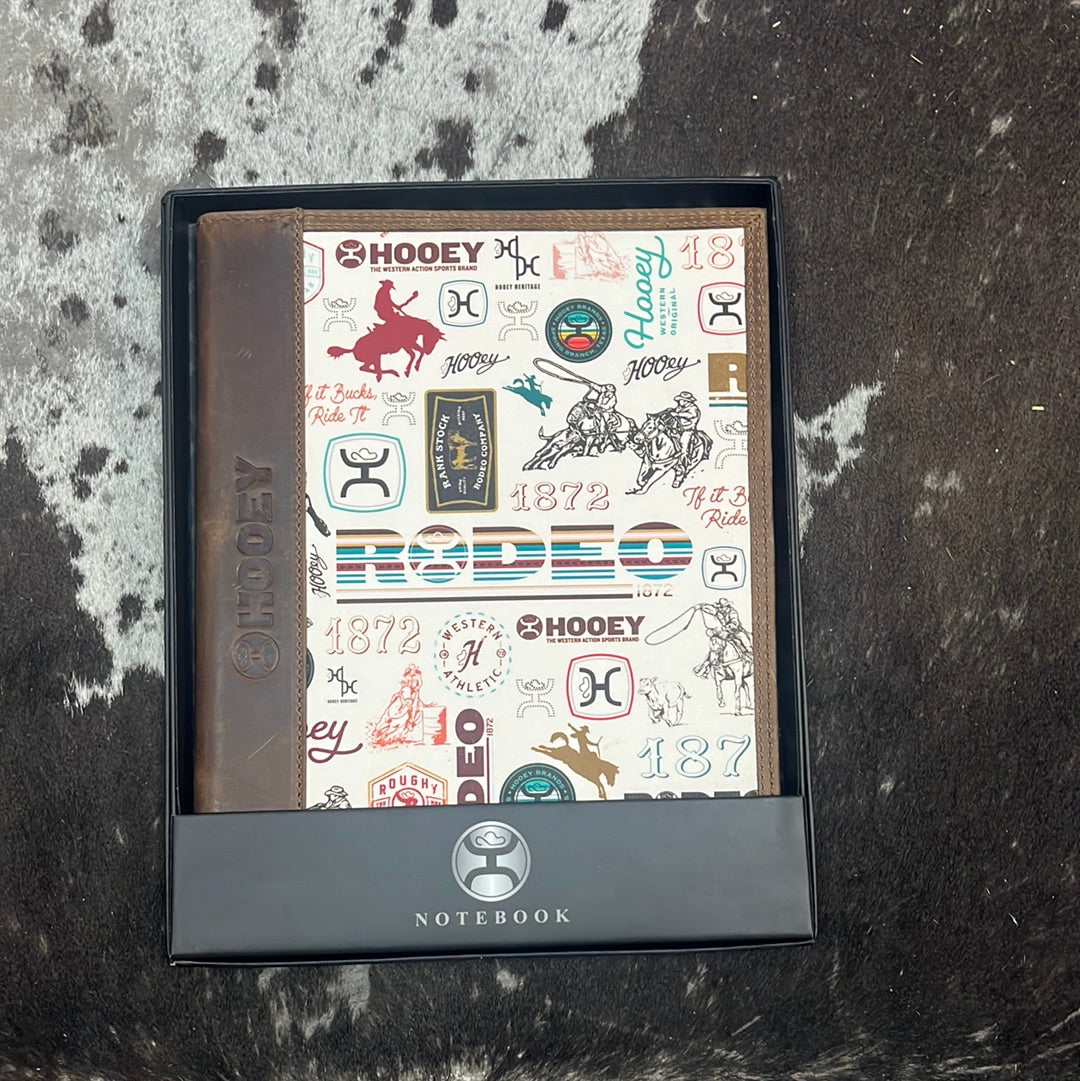 hooey rodeo pattern note book cover – Rustic Soul