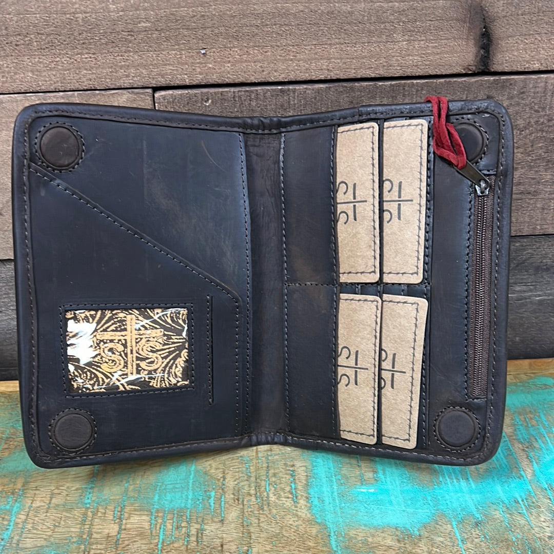STS Crimson Sun Magnetic Wallet – Rustic Soul