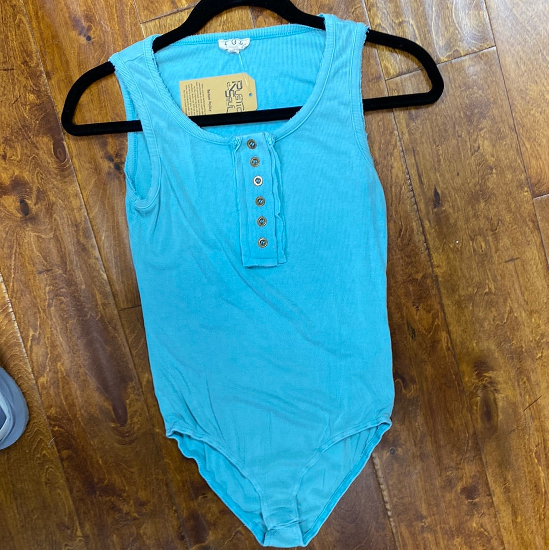 POL Button Tank Bodysuit – Rustic Soul