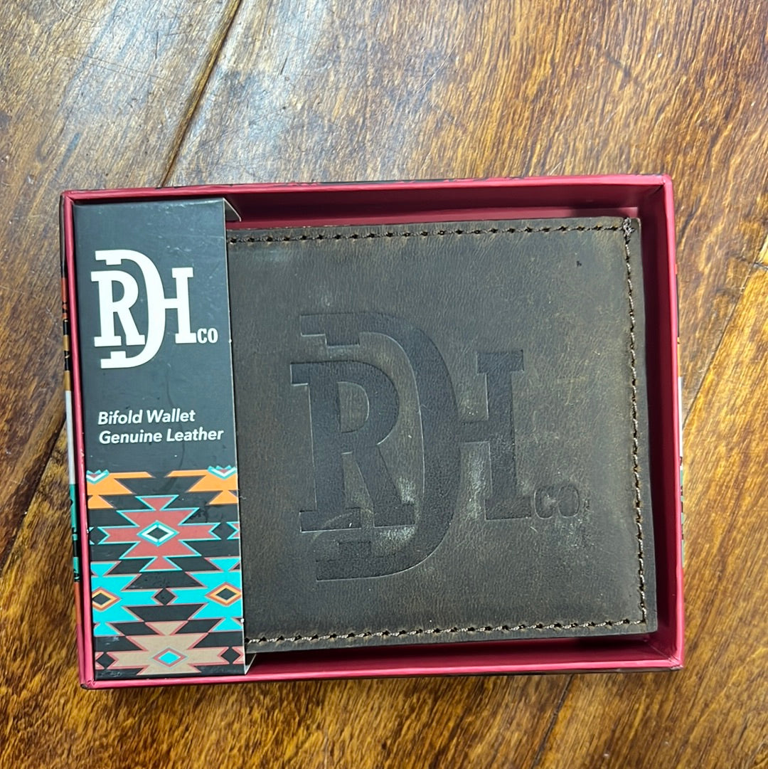 Distressed Leather Bifold Wallet – Rustic Soul