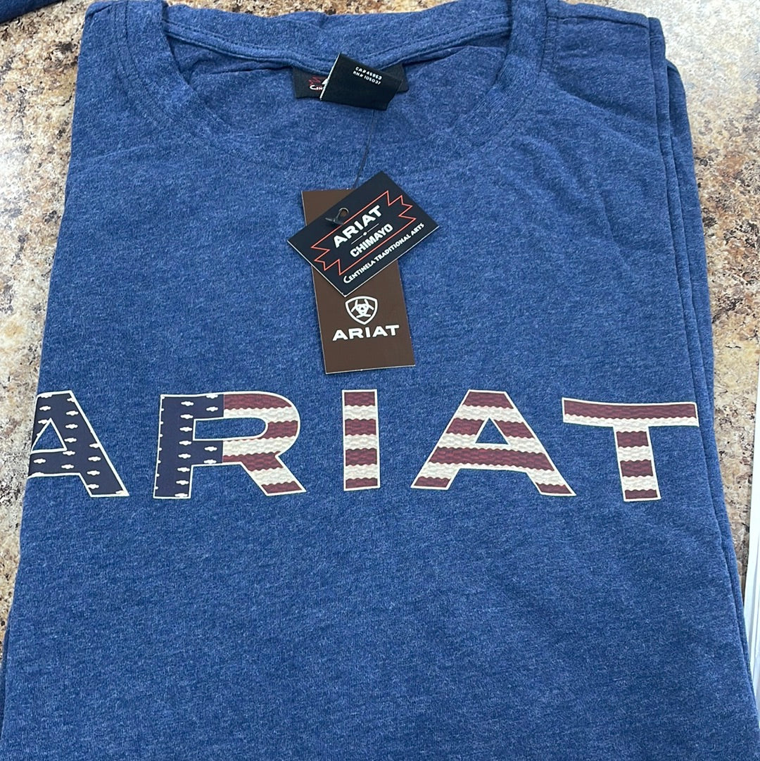 Men’s American Flag Ariat Letters – Rustic Soul